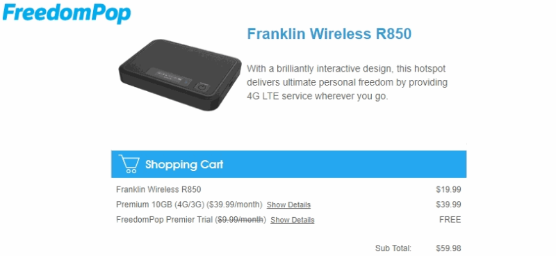 FreedomPop Introduces Sprint Based Hotspot Plan With 10GB Of Data For ...