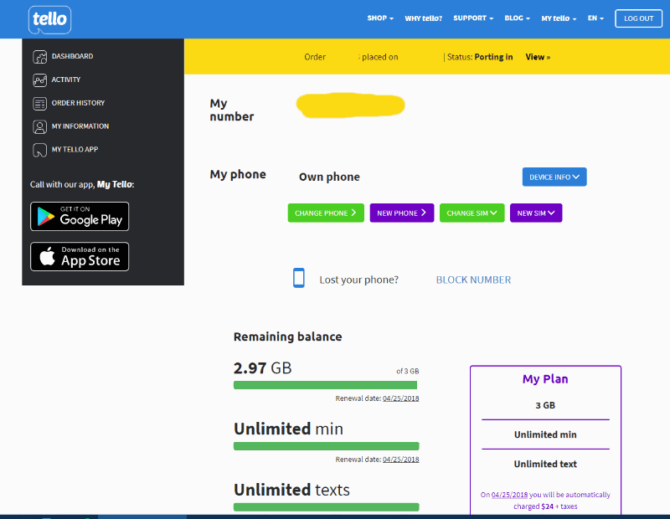 Tello Mobile Review, My 30 Day Plus Trial