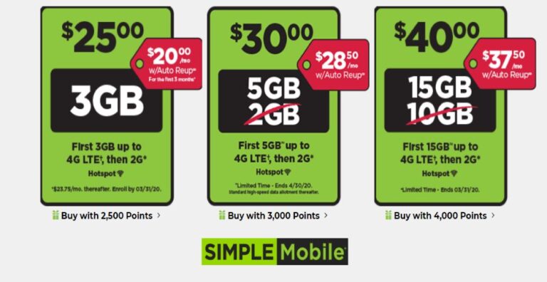New Simple Mobile Offers Include Unlimited Plan With 5GB Data For $30