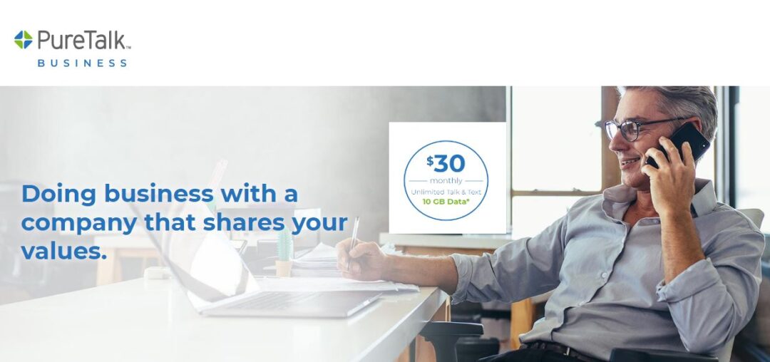 Pure Talk Now Offers Business Plans; Get 10GB For $30/Month