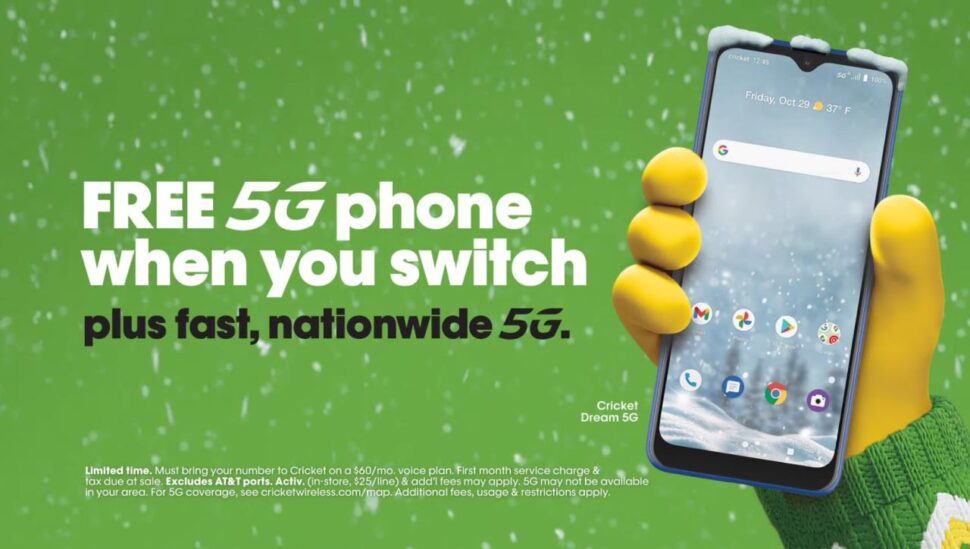 Cricket Wireless's Updated Holiday Offers, Include Free 5G Phone, $49. ...