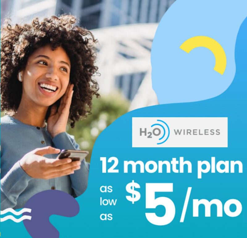 H2O Wireless Revamps Annual Plans, $5 Now Gets You Unlimited Talk & Text