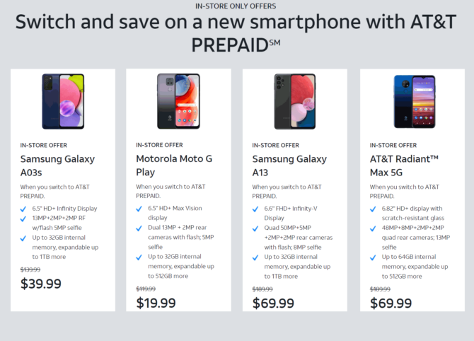 Shop for daily deals on cell phones, plans and special offers