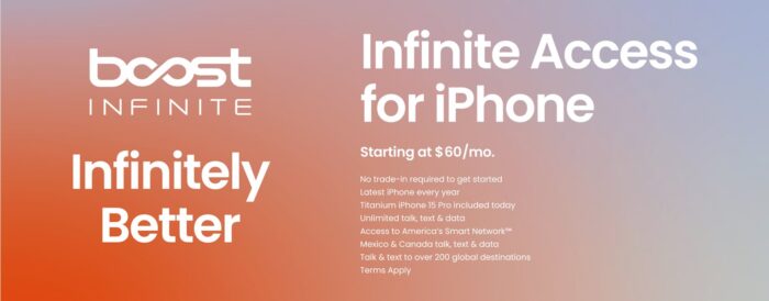 Boost Infinite's New $60/month Plan Will Get You A New iPhone Every Year